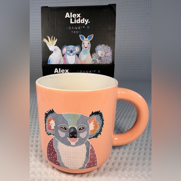 Sky Chain Trading Ltd | Dining | Coral Mug Gray Pixelated Australian ...
